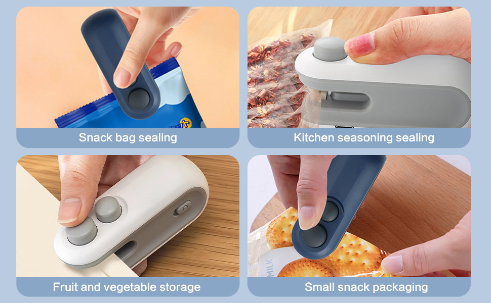 Buy The Hills Portable Mini Sealing Machine - USB Type-C Rechargeable Vacuum Sealer for Food ...