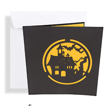 Amazon.com : PopLife® Haunted House 3D Pop Up Halloween Card - Trick or ...
