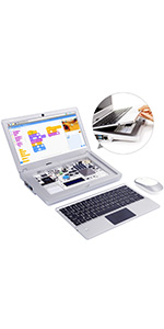 Amazon.com: Raspberry Pi 4 Kits, CrowPi2 Raspberry Pi Laptop ...