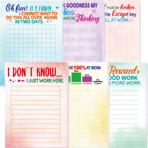 Amazon.com : Fancy Land Funny Notepads with Sayings Novelty Memo Pads ...