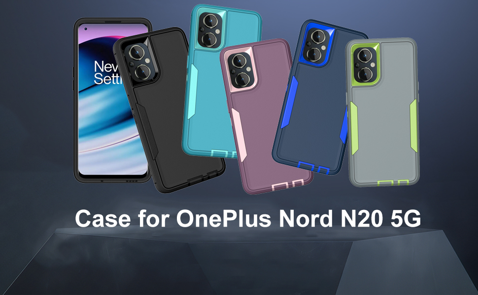 Dahkoiz - Funda para Oneplus Nord N20 5G, cuerpo completo, a prueba de polvo, protección contra ...