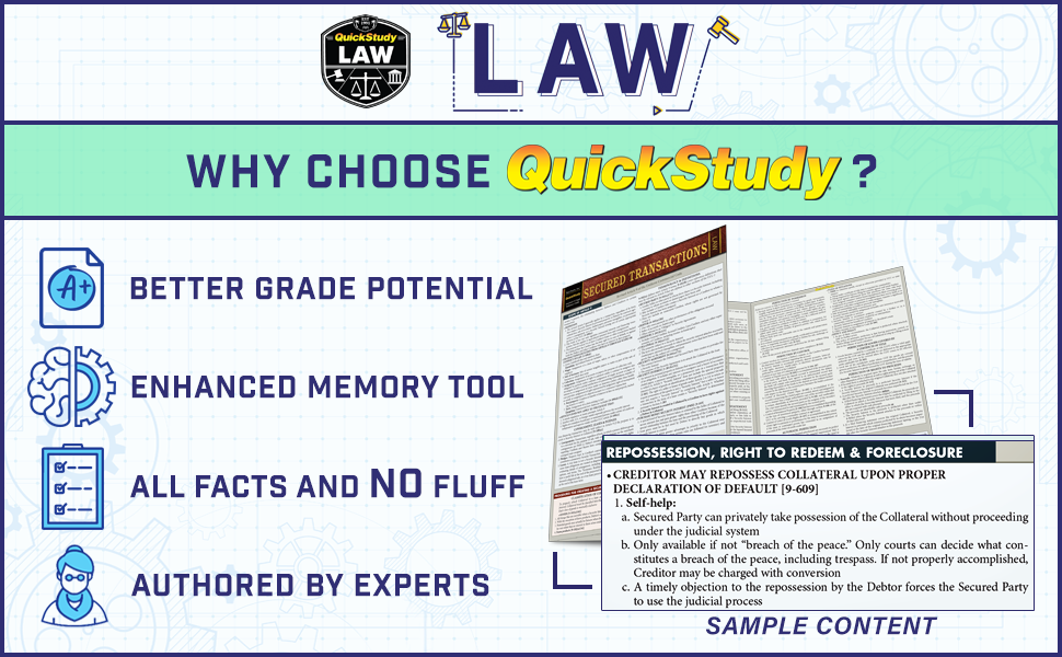 Secured Transactions: a QuickStudy Laminated Reference Guide (Quickstudy Reference Guide ...