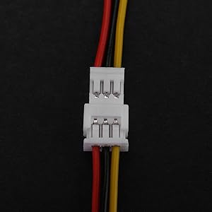 Amazon.com: 20pcs JST Connector, Micro JST 1.25mm 3 Pin Male Female Connector Plug with Wires ...