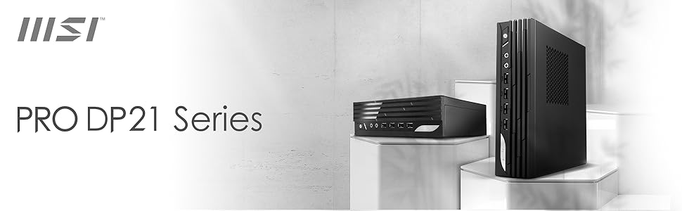 MSI Pro DP21 Intel Core i7-11700 8GB-RAM 256GB-SSD Windows 11 Pro Desktop PC, Black: Minis ...