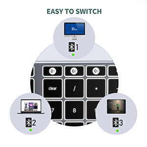 Amazon.com: NIXIUKOL Backlit Bluetooth Keyboard for Mac OS, Wireless Illuminated Keyboard, Multi ...