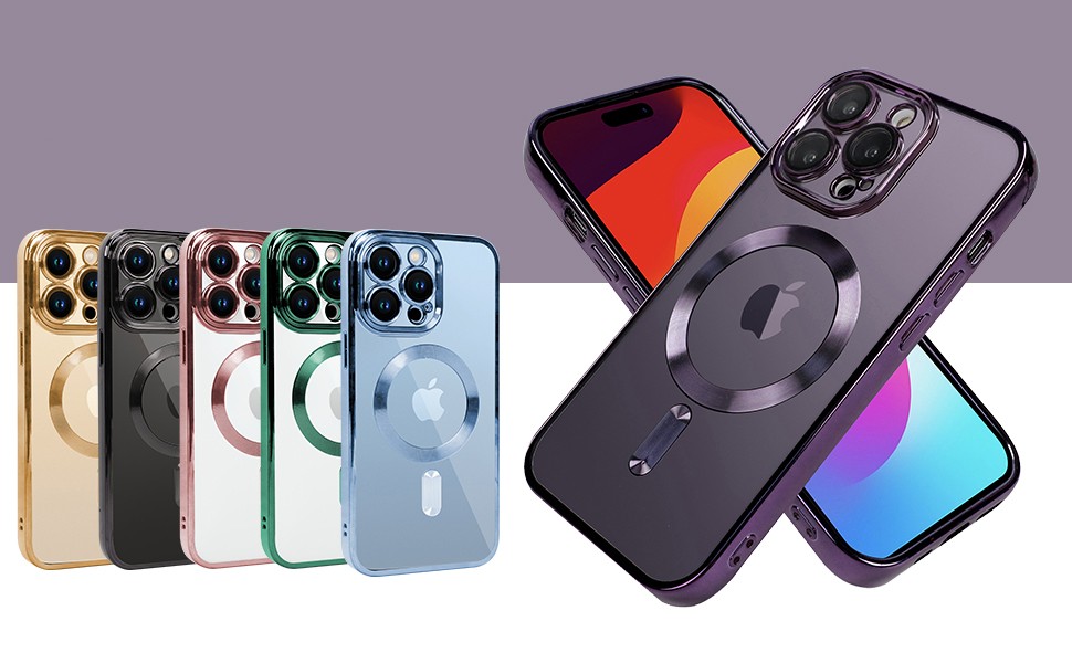 Amazon.com: OOK Case Made for iPhone 15 Pro Max 6.7 Inch [Built-in Camera Lens Protector ...