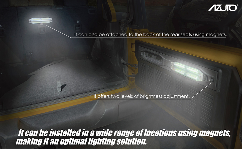 Amazon.com: AZUTO LED Tailgate Lamp Compatible with Jeep Wrangler JL JLU 2018-2026 Cargo Light ...