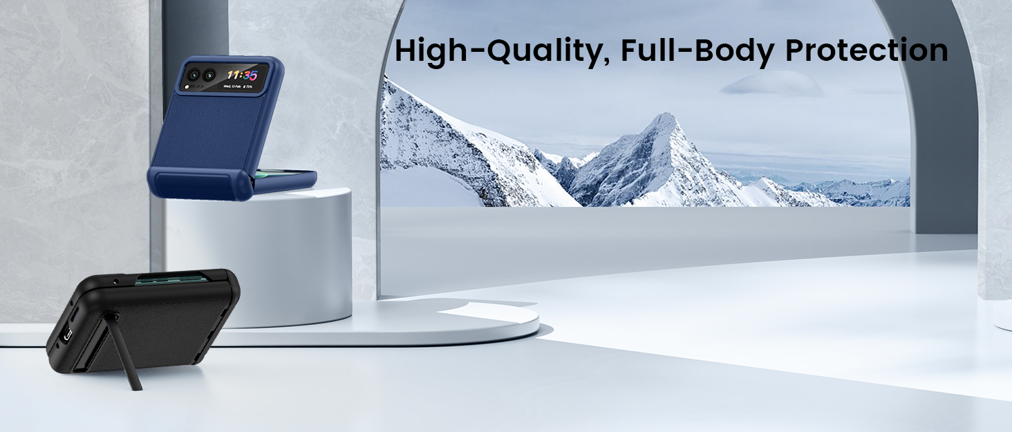 Amazon.com: VEGO for Motorola Razr 2023 Case with Hinge Protection [Not fit Razr Plus 2023 ...