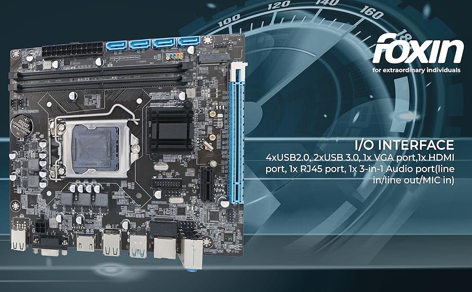 Amazon.in: Buy Foxin® FMB H110 PRIME Motherboard - LGA 1151 Socket with H110 Chipset | Dual ...