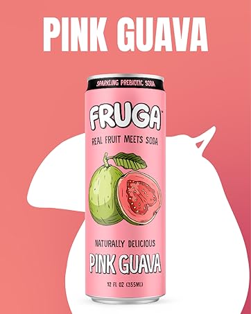 Amazon.com : FRUGA Mango Sparkling Fruit Super Soda | Prebiotic Soda, Low Calorie, Healthy Soda ...