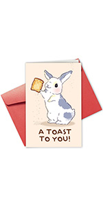 Amazon.com : Gevinna Funny Food Pun Graduation Card for Him Her, Cute ...