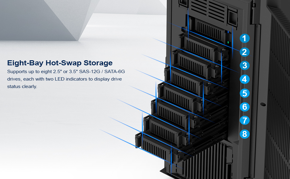 Amazon.com: SilverStone Technology CS383 8-Bay hot-swappable high Performance Full Tower NAS ...