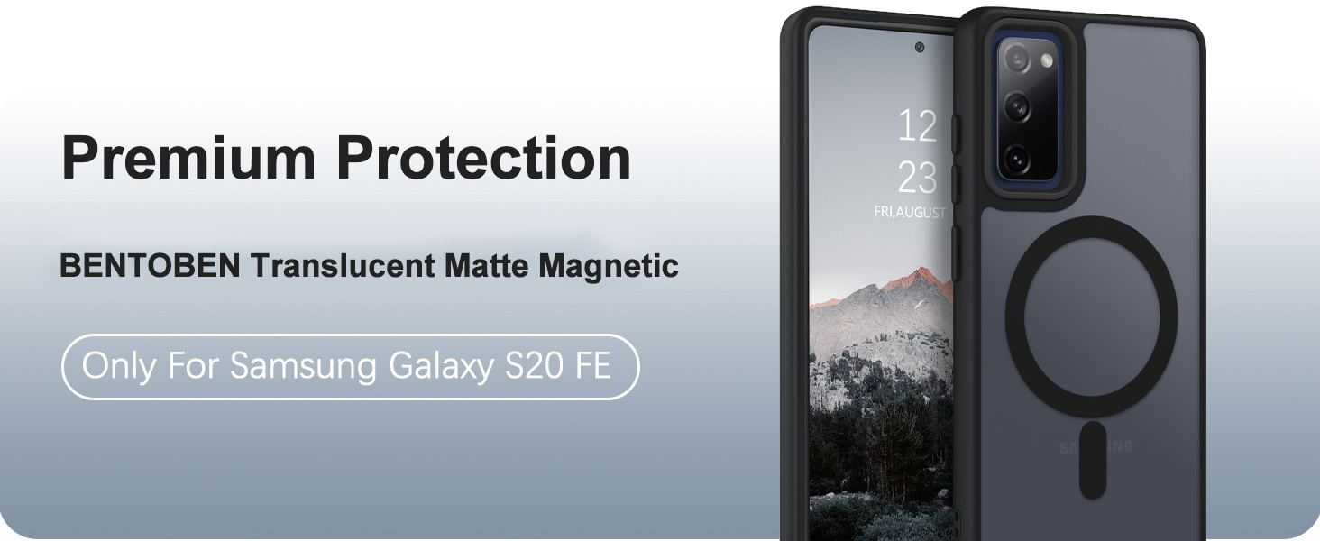 BENTOBEN Coque pour Samsung Galaxy S20 FE Magnétique Etui avec Protection Antichoc de Grade ...