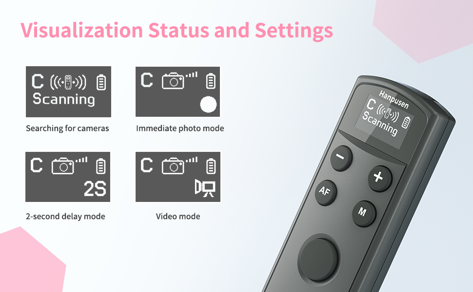 Amazon.com : for Canon Rechargeable Camera Remote Control,Wireless Shutter Release Compatiable ...