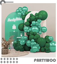 Amazon.com: PartyWoo Hunter Green Balloons, 127 pcs Dark Green Balloons Different Sizes Pack of ...