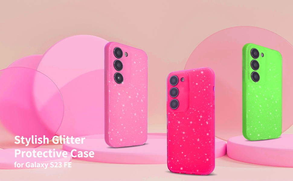 Amazon.com: TURYXIA for Samsung Galaxy S23 FE Case, for Galaxy S23 FE Case Cute Glitter for ...