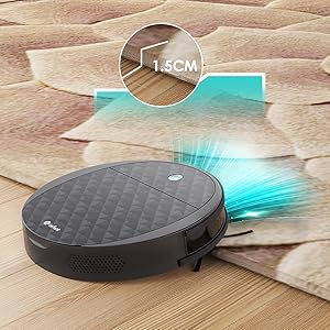 Amazon.com - Lefant Robot Vacuum M213S, 3200Pa Powerful Suction, 150Mins Runtime, Tangle Free ...