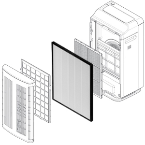 Amazon.co.jp: BBT EPF-LVG90H 集塵フィルター EP-LVG90 空気清浄機 EP-MVG500KS フィルター 1枚入り : ホーム＆キッチン