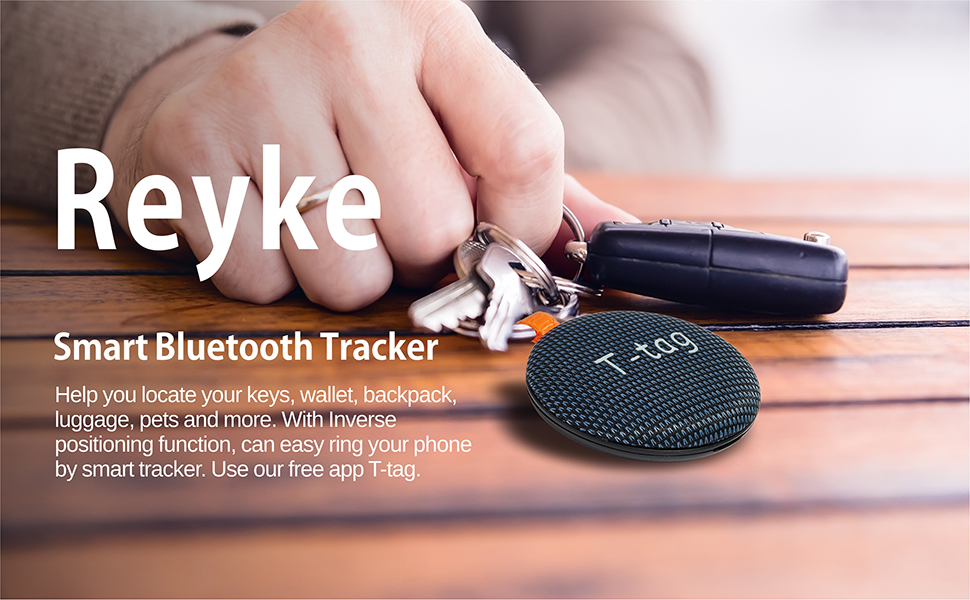 Reyke Pro (2022) Bluetooth Key Finder, Two-Way Search Smart Tracker, iOS and Android Compatible ...