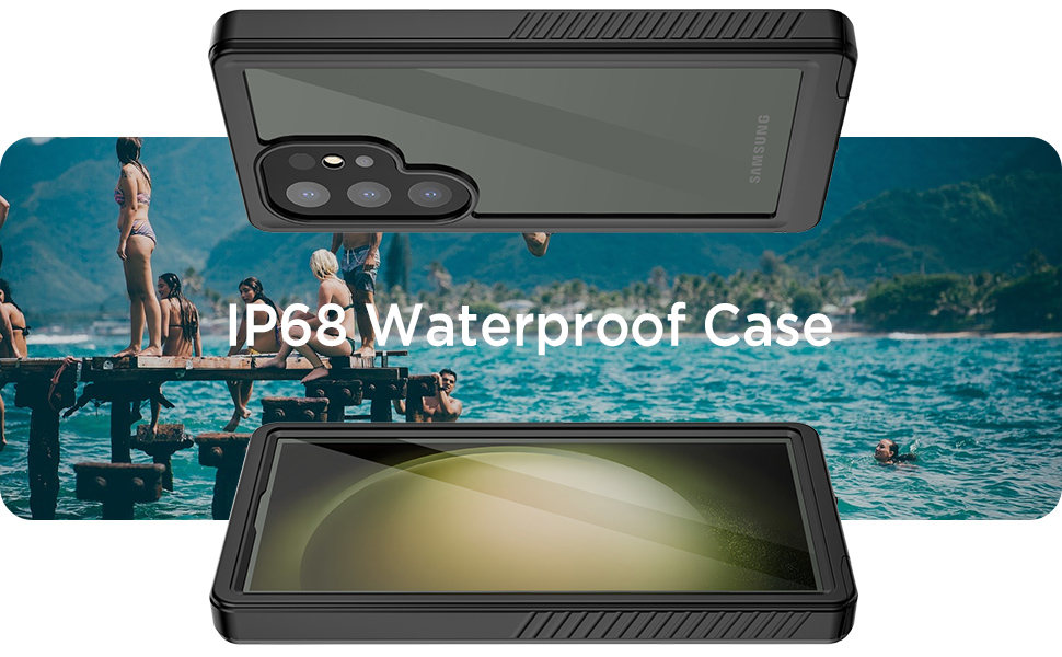 Amazon.com: Miimall for Samsung Galaxy S24 Ultra Case Waterproof, [IP68 Underwater] [14FT ...