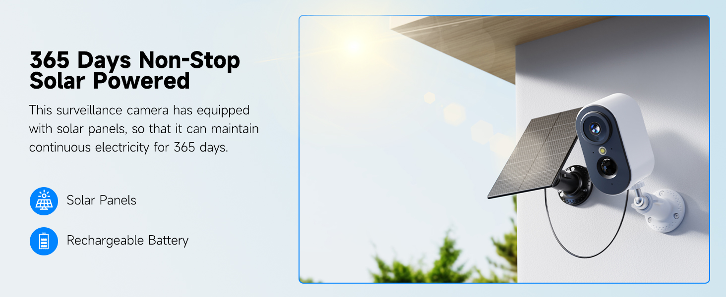 Amazon.com : LIWAN Solar Security Cameras Wireless Outdoor (2 Pack), 2K 3MP WiFi Cameras for ...