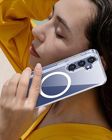 Amazon.com: Oterkin Magnetic for Samsung Galaxy S25 Ultra Case Matte [Compatible with MagSafe ...