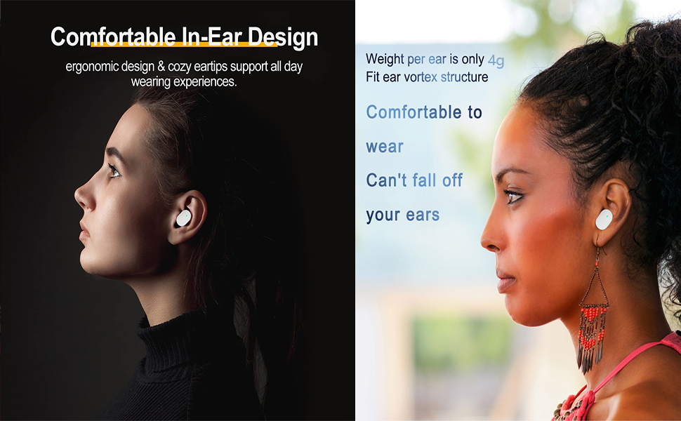Amazon.com: Wireless Earbuds Bluetooth Headphones 50H Playtime Ear Buds ...