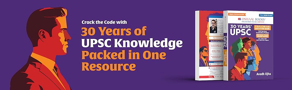 Buy Oswaal 30 Years' UPSC Topic wise Question Bank | Civil Services Examination Prelims ...