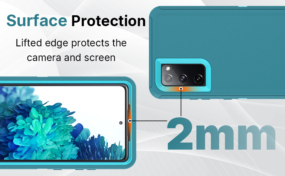 Amazon.com: Migeko for Samsung Galaxy S20-FE-5G Case: S20FE Case with 1 Pack Glass Screen ...