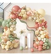 Amazon.com: Amandir 173Pcs Dusty Green Purple Pink Balloon Arch Garland Kit, Lavender Pastel ...