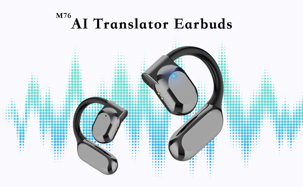 Amazon.com : Real Time Language Translation Earbuds, Open Ear AI ...