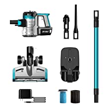EUREKA NEC222C HyperClean Lightweight Cordless Cleaner, Handheld, Stick ...