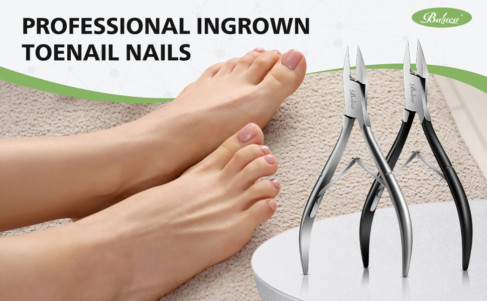 Amazon.com: BALUCA Toenail Clippers Straight Blade for Thick Toenails and Ingrown Nails ...