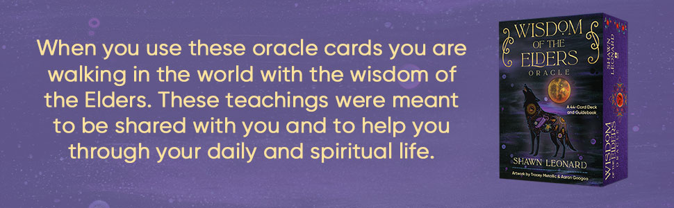 Wisdom of the Elders Oracle: A 44-Card Deck and Guidebook: Leonard, Shawn, Metallic, Tracey ...