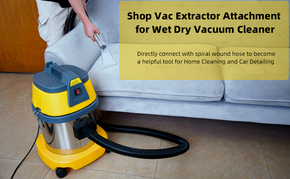 JONFLYER Shop Vac Extractor Attachment Vacuum Extractor Tool for Carpet ...