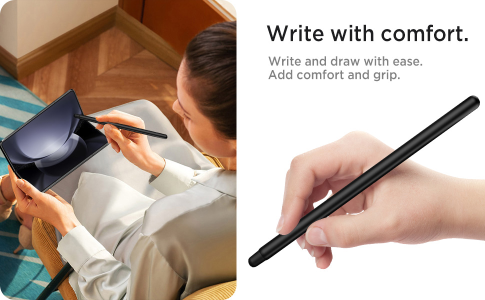 Amazon.com: Miimall Compatible for Z Fold 5 Phone Case with Slim S Pen, Galaxy Z Fold 5 Case S ...