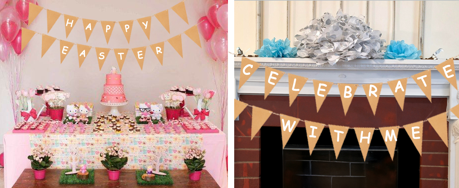 Amazon.com: jijAcraft 25PCS Black Pennant Flags, 16 Feet Pre-Strung ...