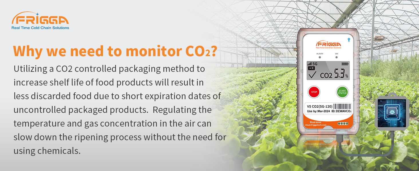 Frigga V5-CO2 4G/5G Real-Time CO2 Monitor Multi-Use Professional CO2 ...