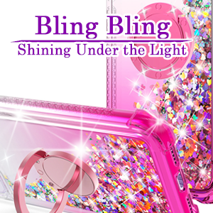 Amazon.com: WORLDMOM for iPhone 16 Case,Bling Moving Liquid Floating Sparkle Colorful Glitter ...