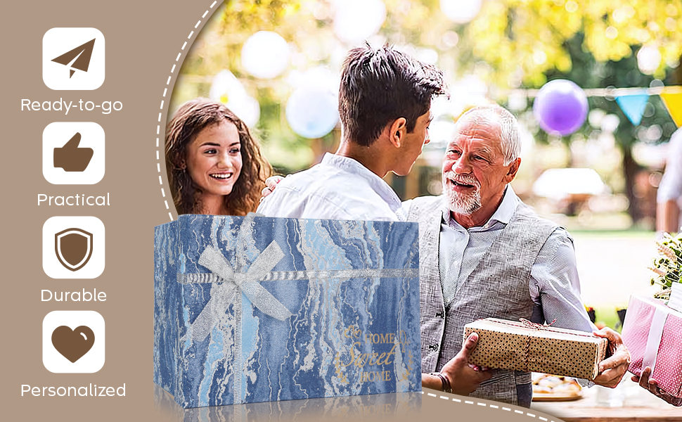 Amazon.com: Housewarming Gifts New Home, 12 Pcs House Warming Gifts Basket for New Home with ...