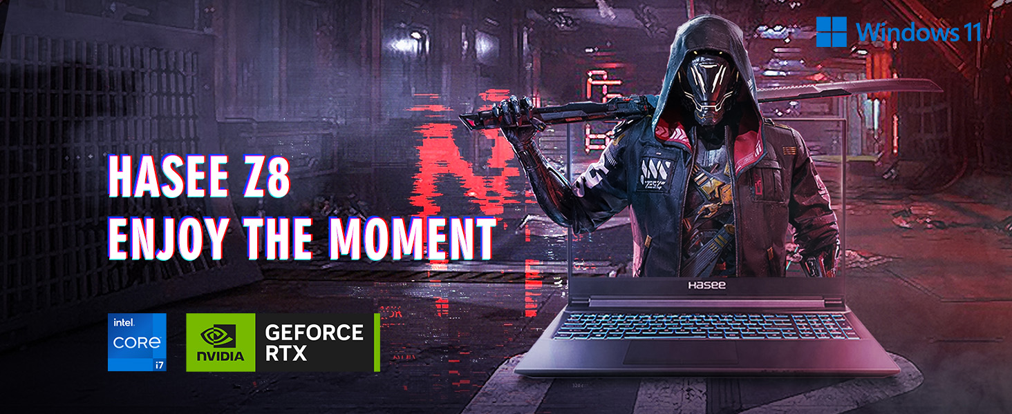 Amazon.com: Hasee Z8 (15.6'', i7-11800H, RTX3060), Gaming Laptop, i7-11800H 4.6GHz, 16G DDR4 RAM ...