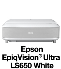 Amazon.com: Epson EpiqVision Ultra LS650 Ultra Short Throw 3-Chip 3LCD Smart Streaming Laser ...