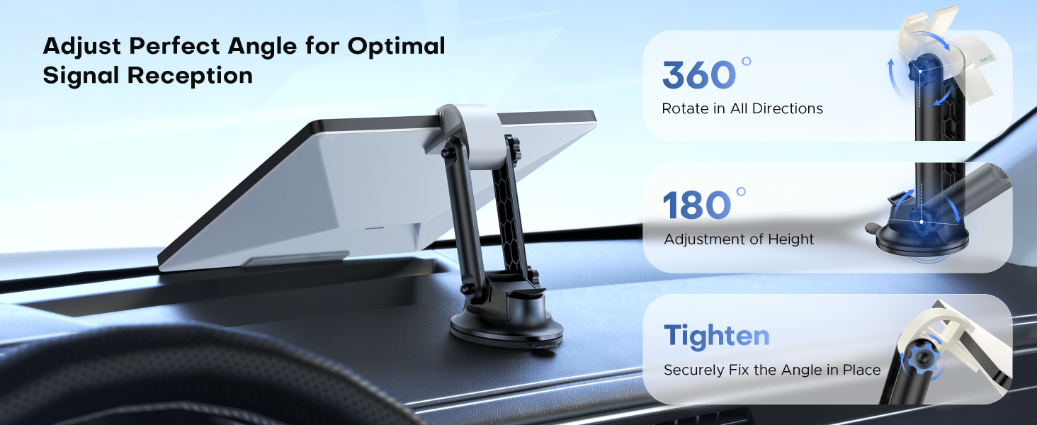 Starlink Mini suporte de carro para painel, kit de montagem cuarko Starlink mini, [base de ...