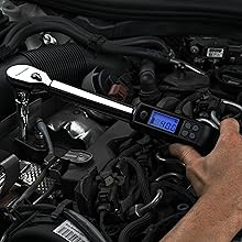 EPAuto Digital Torque Wrench with Rotatable LED Display & Buzzer