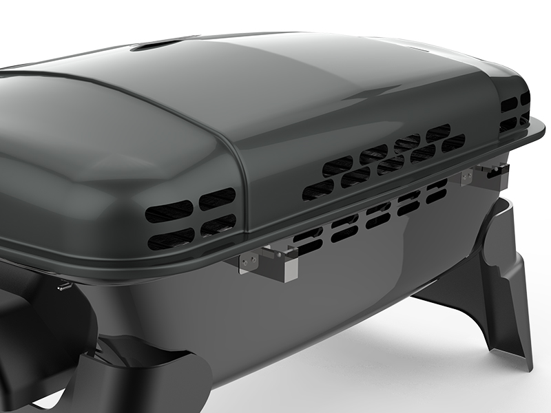 CAMPLUX Portable Gas Grill 189 Square Inches, Small Propane Grill 10,000 BTU, BBQ Tabletop Gas ...