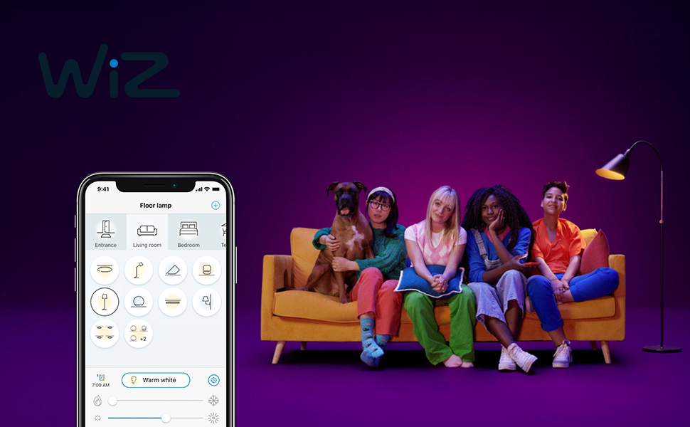Amazon | ウィズ(WiZ) スマート電球 E26 60W相当 調光タイプ 電球色 1個 - スマート照明 スマートライト Alexa対応 810lm スマートホーム 広配光 Wi-Fi ...