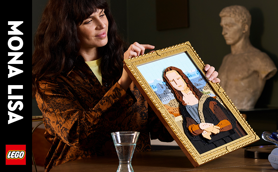 LEGO® Art Mona Lisa Cuadro: Set de construcción para Adultos, Obra de Leonardo da Vinci, Idea de ...