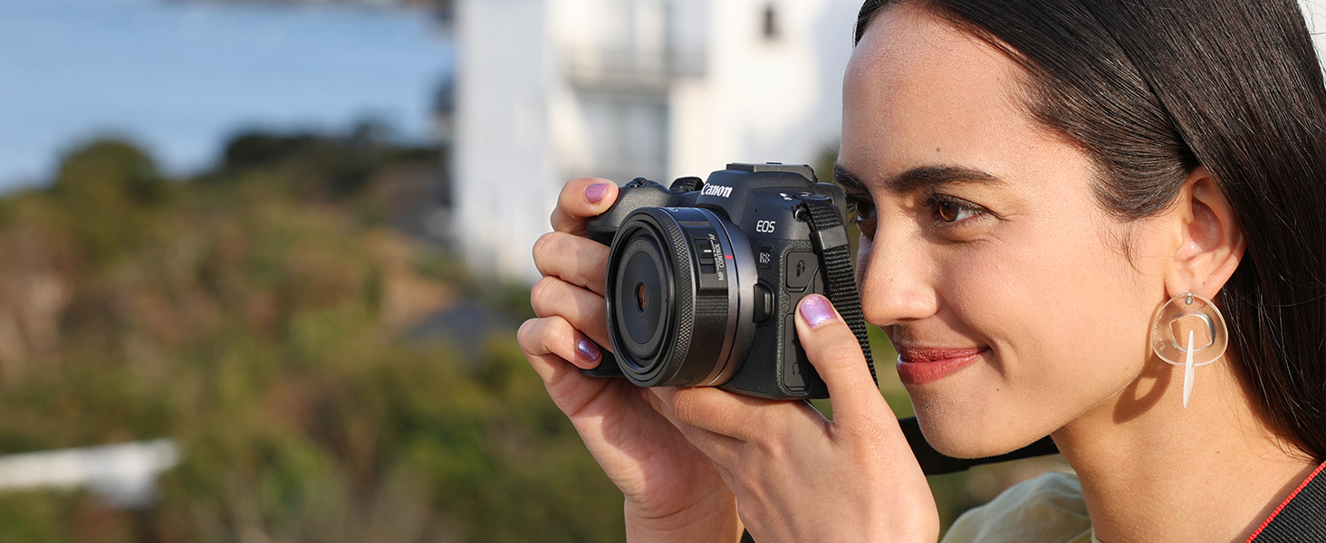 Canon RF Lens 28mm F2.8 STM - Wide-Angle Focal Length Full-Frame Prime, Pancake Camera Lens for ...