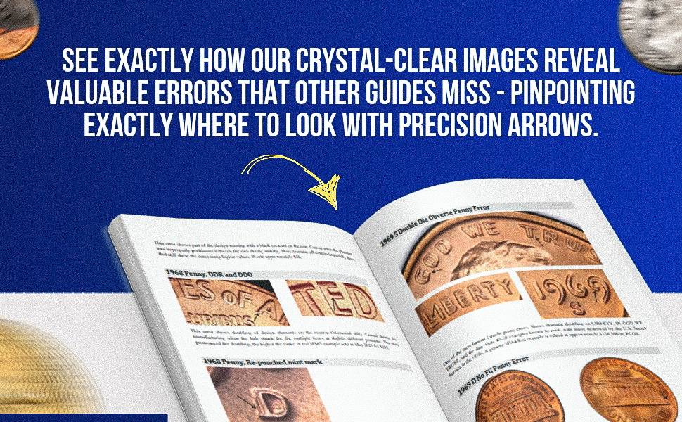 Valuable Lincoln Penny Error Coin Guide: The Complete Visual Handbook Featuring 130+ High ...