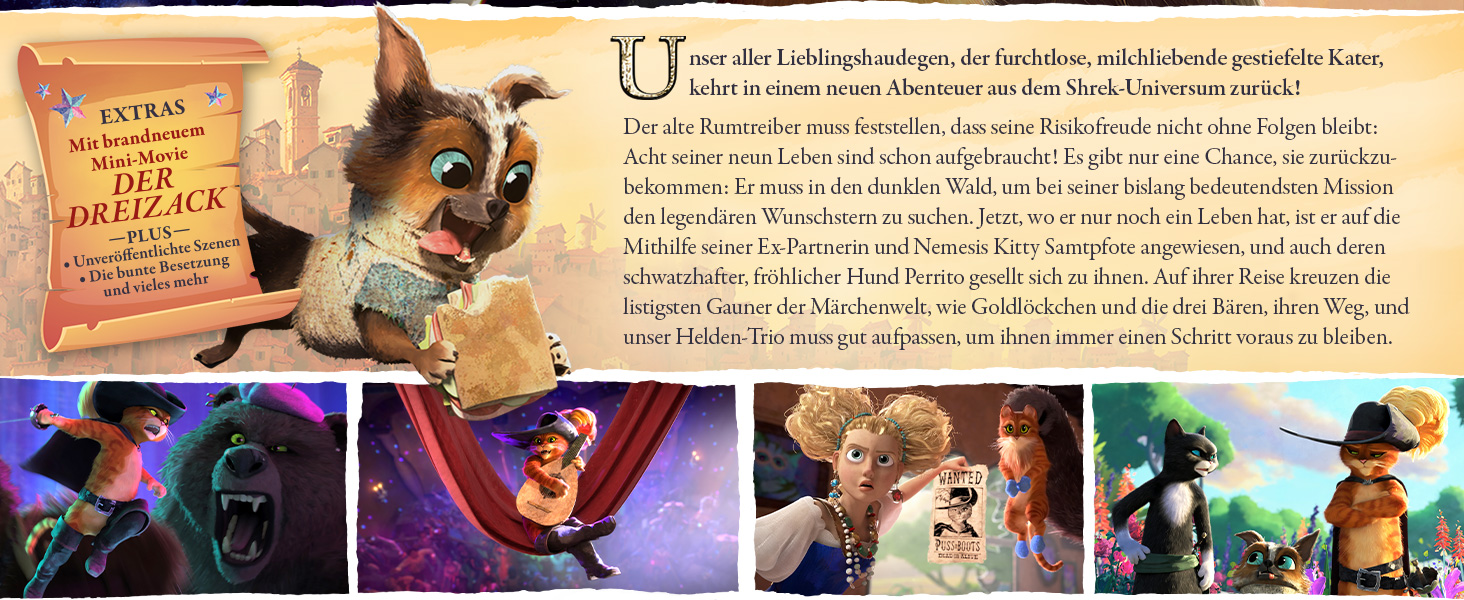 Der gestiefelte Kater: Der letzte Wunsch [Blu-ray]: Amazon.de: Mercado ...